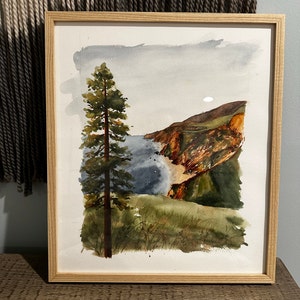 Maple Picture Frame / Custom Size Available / 1/2 Thin Edge Handmade ...