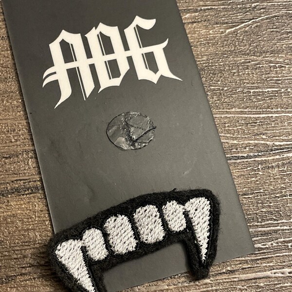 Vampire Fang Patch - Etsy
