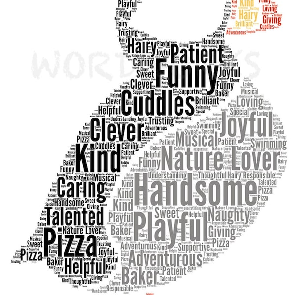 Personalised Bristol Map Word Art Print - Etsy