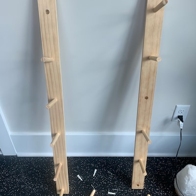 Yoga Mat Rack / 1, 2, 3, 4, 5, 6, 10, 20 Mat Racks / Yoga Mat Holder ...