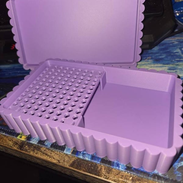 3D Printed Cornstarch Duster Tray: Clay Tool Organizer - Etsy