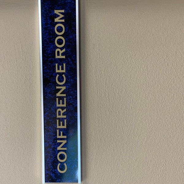 Personalized Office Name Plate, 2x8 or 2x10, Laser Engraved - Etsy