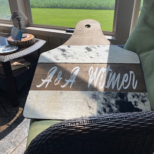 Western Home Decor, Cowhide Sign, Cowhide, Western Style Home Decor - Etsy