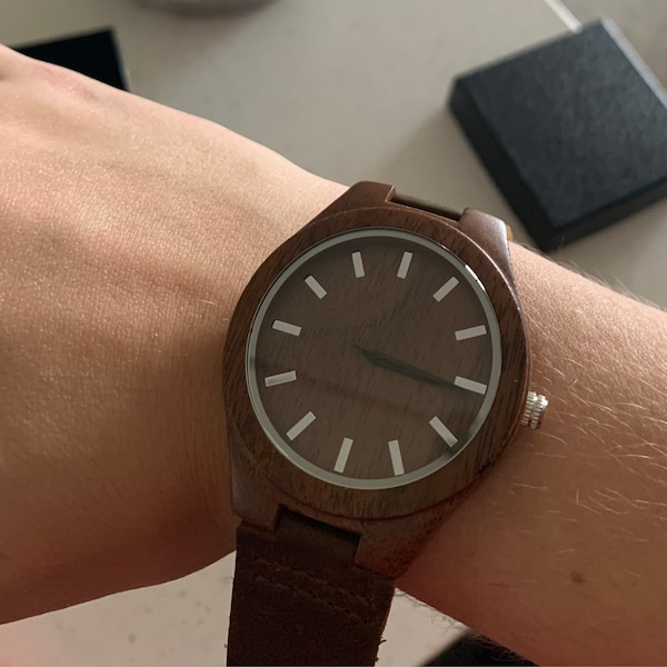 Wood Watch,personalized Wood Watch,engraved Wooden Watch for Men ...