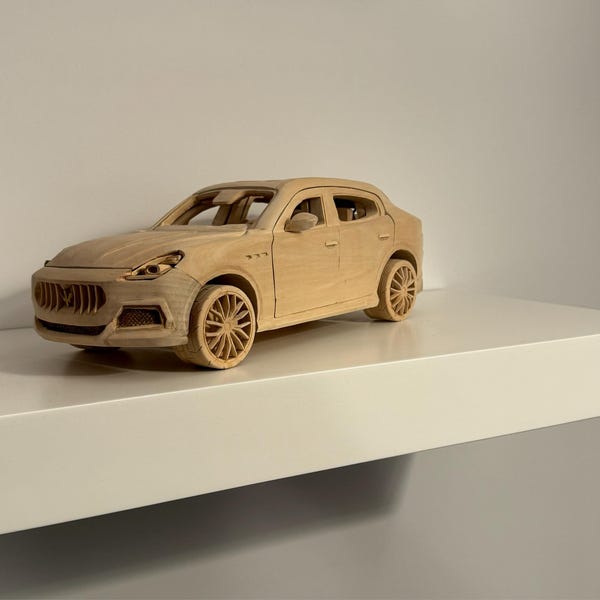 Nissan Skyline GTR, R34, 1/13 Scale, Wooden Car, Handcrafted Toys ...