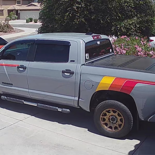 Kit - Toyota Tacoma TRD Back to the Future All Black Retro Vintage ...