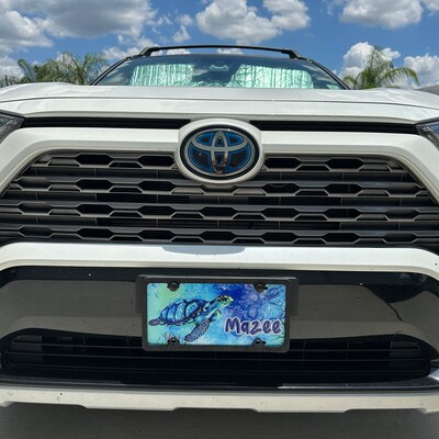 Sea Turtle Front License Plate, Beach License Plate, Custom License ...