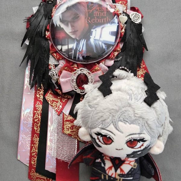 Custom Anime Ita Bag Rosette Badge Display: Handmade Ribbon Award - Etsy