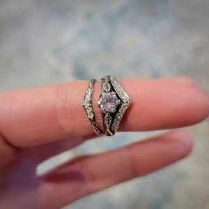 Unique Cracked Men's Ring Men's Dry Earth Band | Etsy