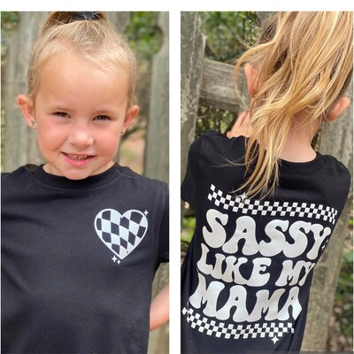 Sassy Like My Mama Svg Png Sassy Kid Svg Png Sassy Girls Svg - Etsy