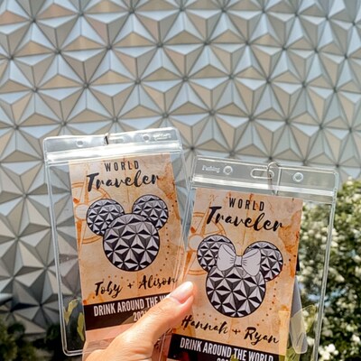EPCOT Drink or Snack Around the World Passport World Traveler Edition ...