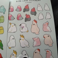 Bird Loafs Sticker Sheets - Etsy