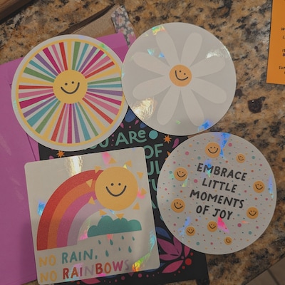 Light Catching Rainbow Maker Suncatcher Sticker Rainbow Sun - Etsy