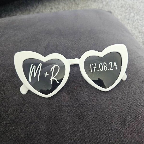 DIY STICKERS for Wedding SUNGLASSES wedding Personalised Sunglasses ...