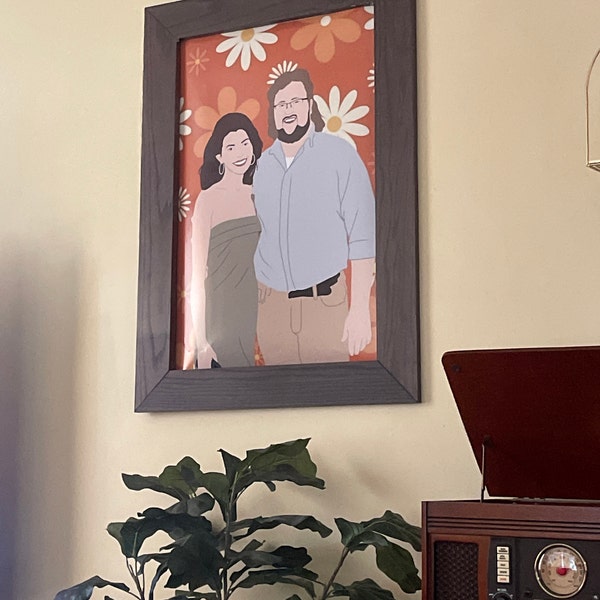 Faceless Portrait, Boyfriend Gift, Birthday Gift, Girlfriend Gift ...