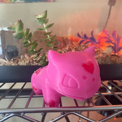 Pokemon Valentines Special Pink Bulbasaur Planter - Etsy