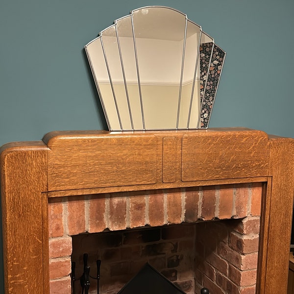 Art Deco Fan Mirror - Etsy