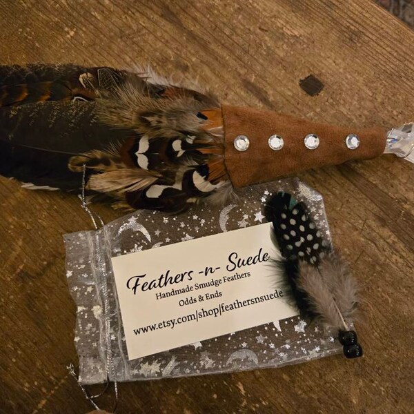 Palo Santo 1 Collection, Smudge Feather, Spiritual Shaman , Energy ...