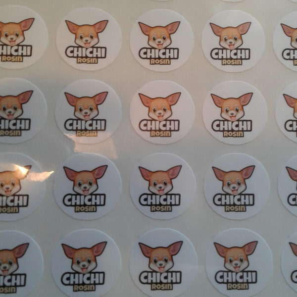 Custom Metallic Stickers | Add Text / Logo to Metallic Gold Shiny ...