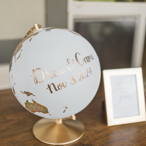 Globe Christmas Ornament, Travel Map Adventure Family Gifts, Custom ...