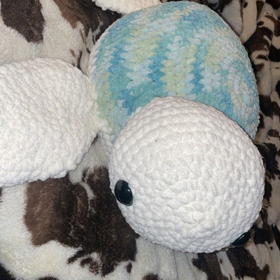 Crochet Jumbo Turtle human Size Pattern PDF Download Extra Large ...