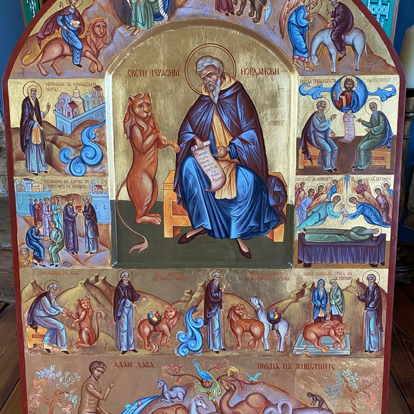 Saint Nicholas of Myra St Nicholas Wonderworker Icon Handpainted ...