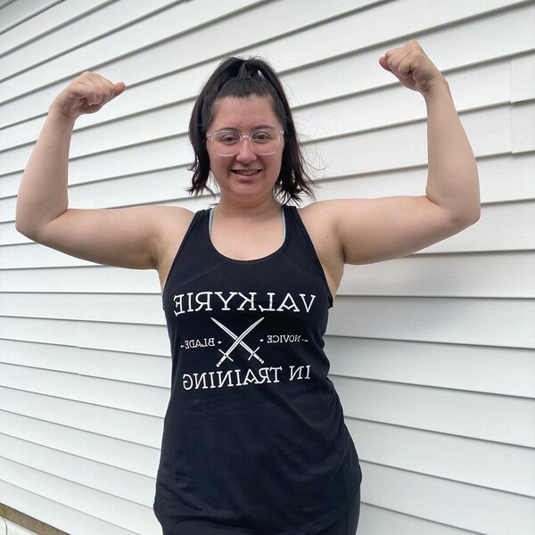 SJM, Original Design - Valkyrie in Training Tank Top, Bookish ...