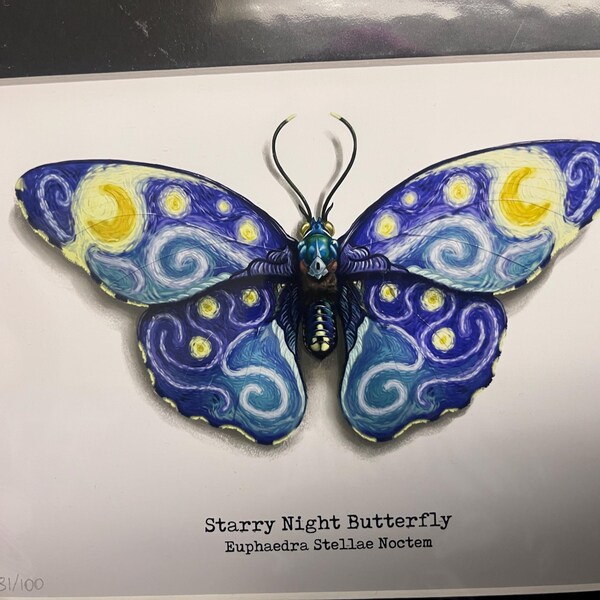 Edvard Munch's the Scream Hawkmoth Painting Print 6x8 | Framed ...