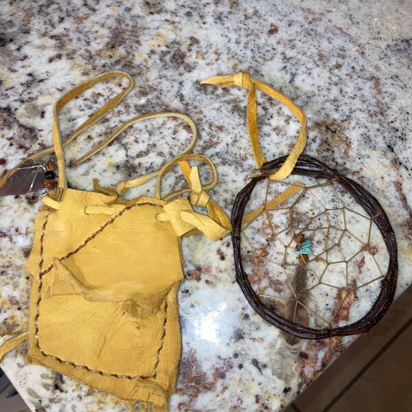 New!!! Medicine Bag, Native American Buckskin Bag, All Natural Bag ...
