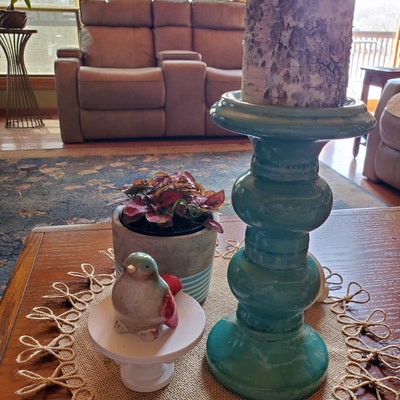 Rustic White Washed Wood Riser, Small Tiered Tray Riser, Farmhouse ...