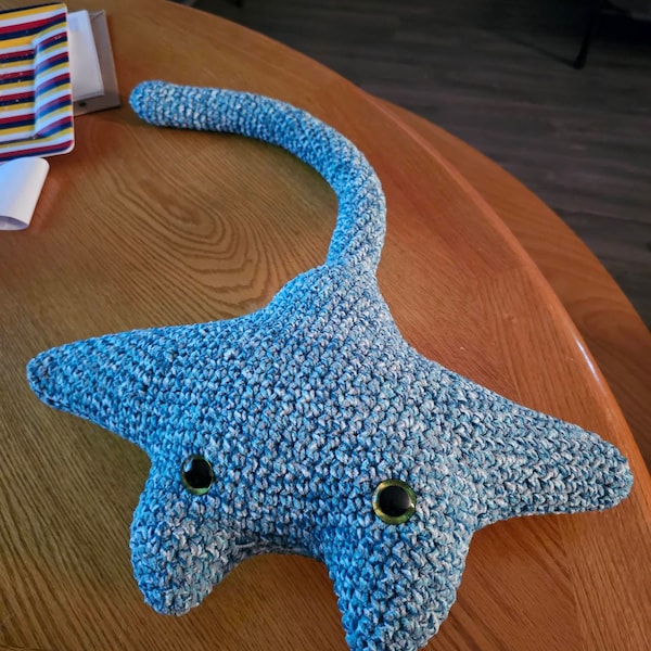 Ray No Sew Crochet Pattern, Stingray Crochet Pattern, Amigurumi Crochet ...
