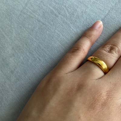 DOME Ring Minimalist Ring Modern Geometric Ring Silver - Etsy