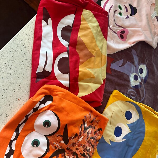 Inside Out Characters Costume, Inside Out 2 Shirt, Inside Out Group ...