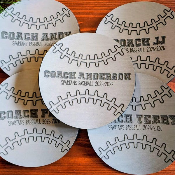 Personalized Ball Bucket Lid Pad, Softball and Baseball Coach Gift ...