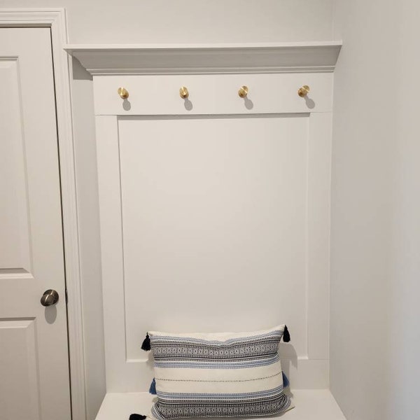 Solid Brass Hook • Heavy-duty Wall Hooks • Brass Home Decor • Brass ...