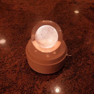 Personalized Classical Carousel Horse Music Box LED Lights Twinkling ...