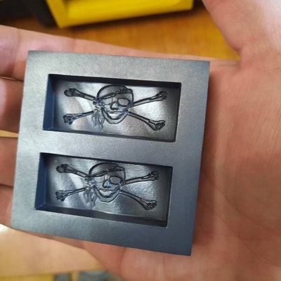 Graphite Casting Mold Double-sided Cursed Aztec Pirate Coin - Etsy