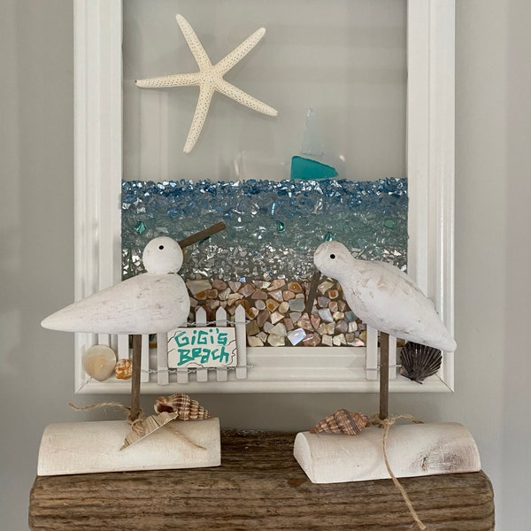 Chunky 10 Driftwood Piling Nautical Table Decor,coastal/lake Theme Wood ...