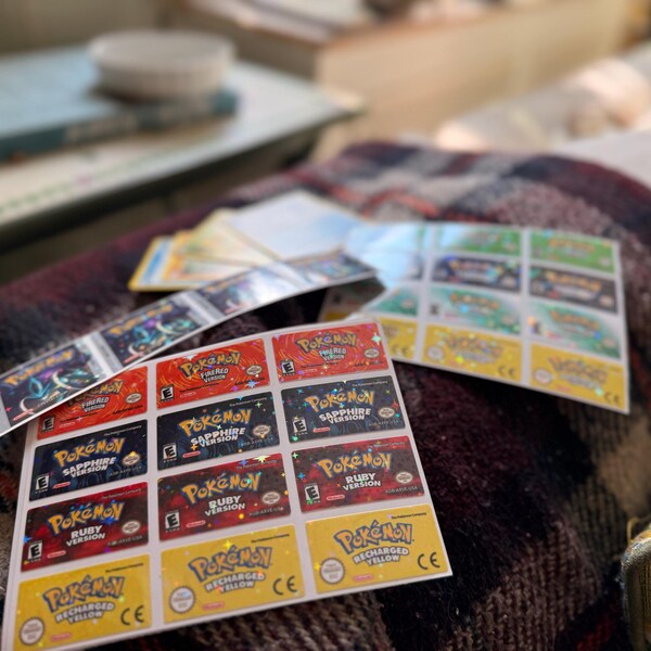 Gameboy Color Original Style Custom Rear Sticker / Label - Full ...