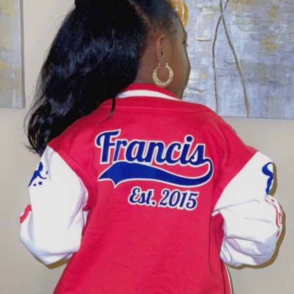Kids Personalized Varsity Jacket, Custom Spring Jacket, Baby Gift - Etsy