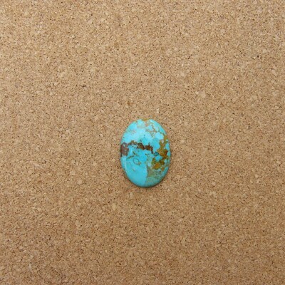 10 Pieces Blue Mohave Turquoise Round Shape Loose Smooth Polished ...