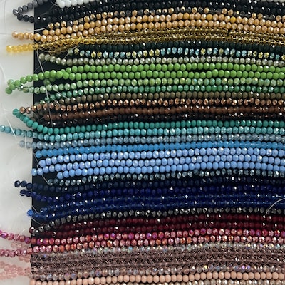 BULK CRYSTALS MIX Bag Beautiful High Quality Crystal Beads by the Pound ...