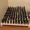 Wooden Display Rack for Fragrance or Essential Oils - 10 Row Bottle ...