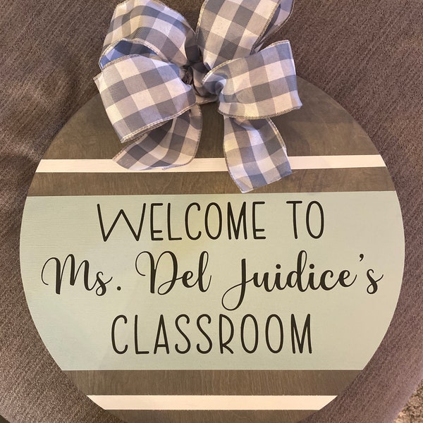 Teacher Classroom Door Sign | Back to School | Teacher Gift | Teacher ...