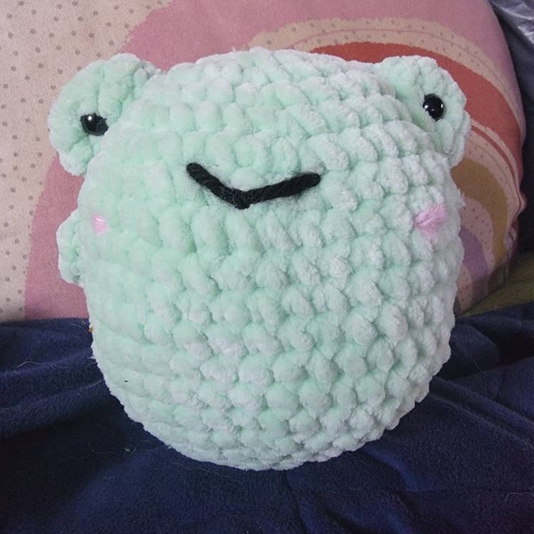 3in1 Crochet Pattern - Chubby Squishy Frogs, Strawberry Frog, Sky Frog - Etsy