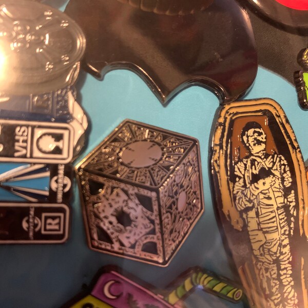 Hellraiser Puzzle Box Horror Enamel Pin | the Lament Configuration ...