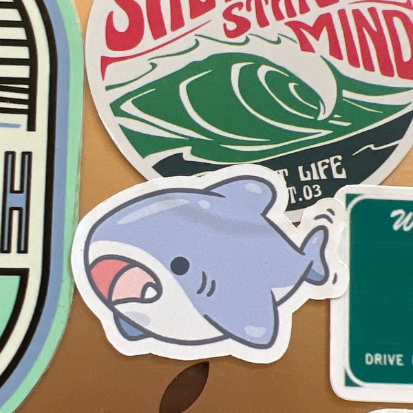Cute Shark Sticker Set, Baby Shark Stickers - Etsy