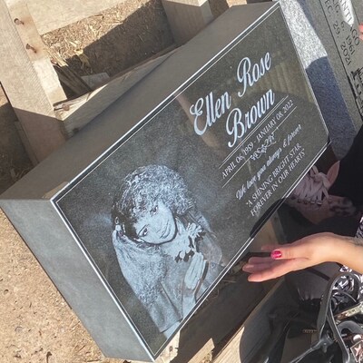 Custom Headstones 24x12x4, Personalized Headstones, Headstones for ...