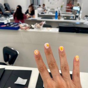 NEW Set of 5D Embossed Flower Nail Decals Nail Art Stickers - Etsy