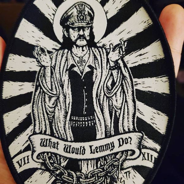 What Would Lemmy Do Woven Patch by Seven 13 Productions Motorhead Ace ...